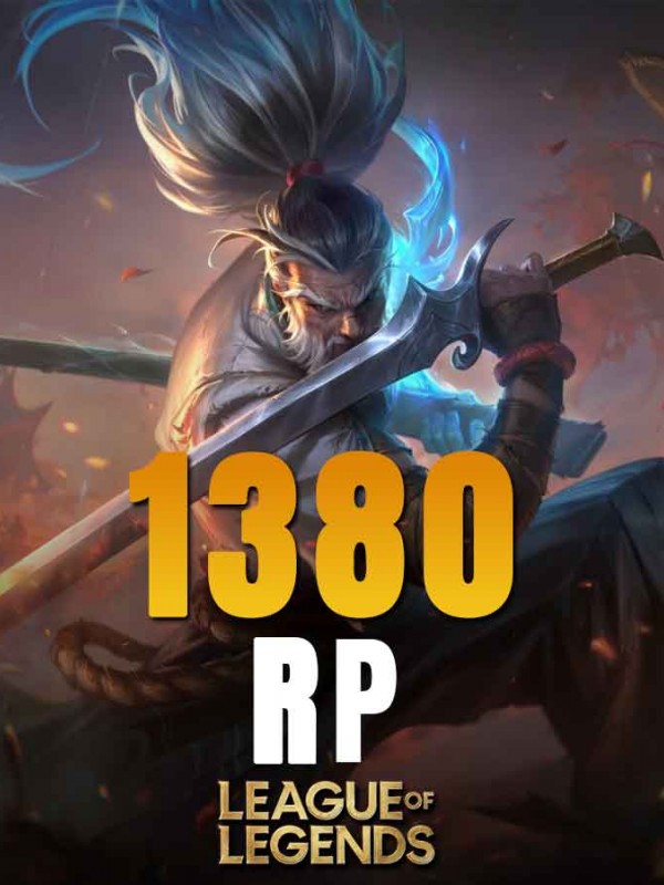 LOL Riot Points 1380 RP