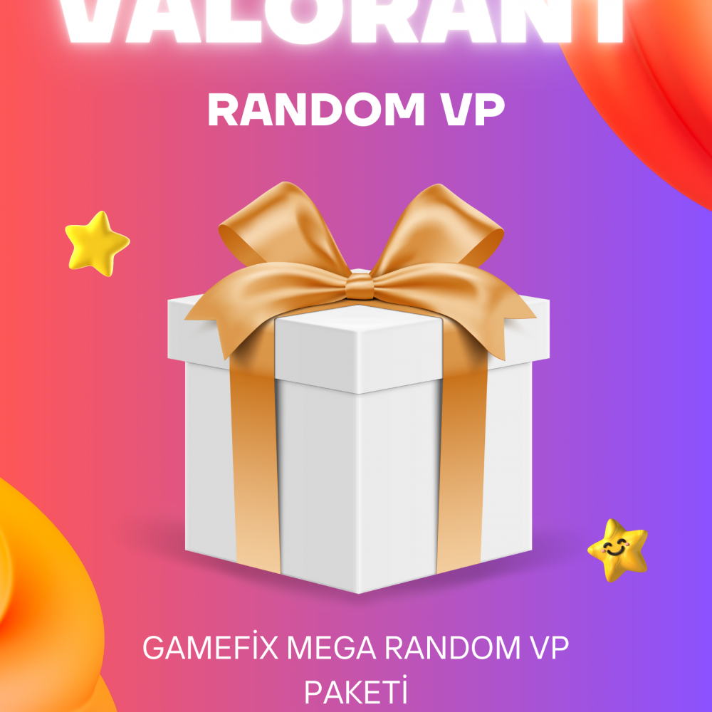 Valorant Mega 4X Random VP Paketi