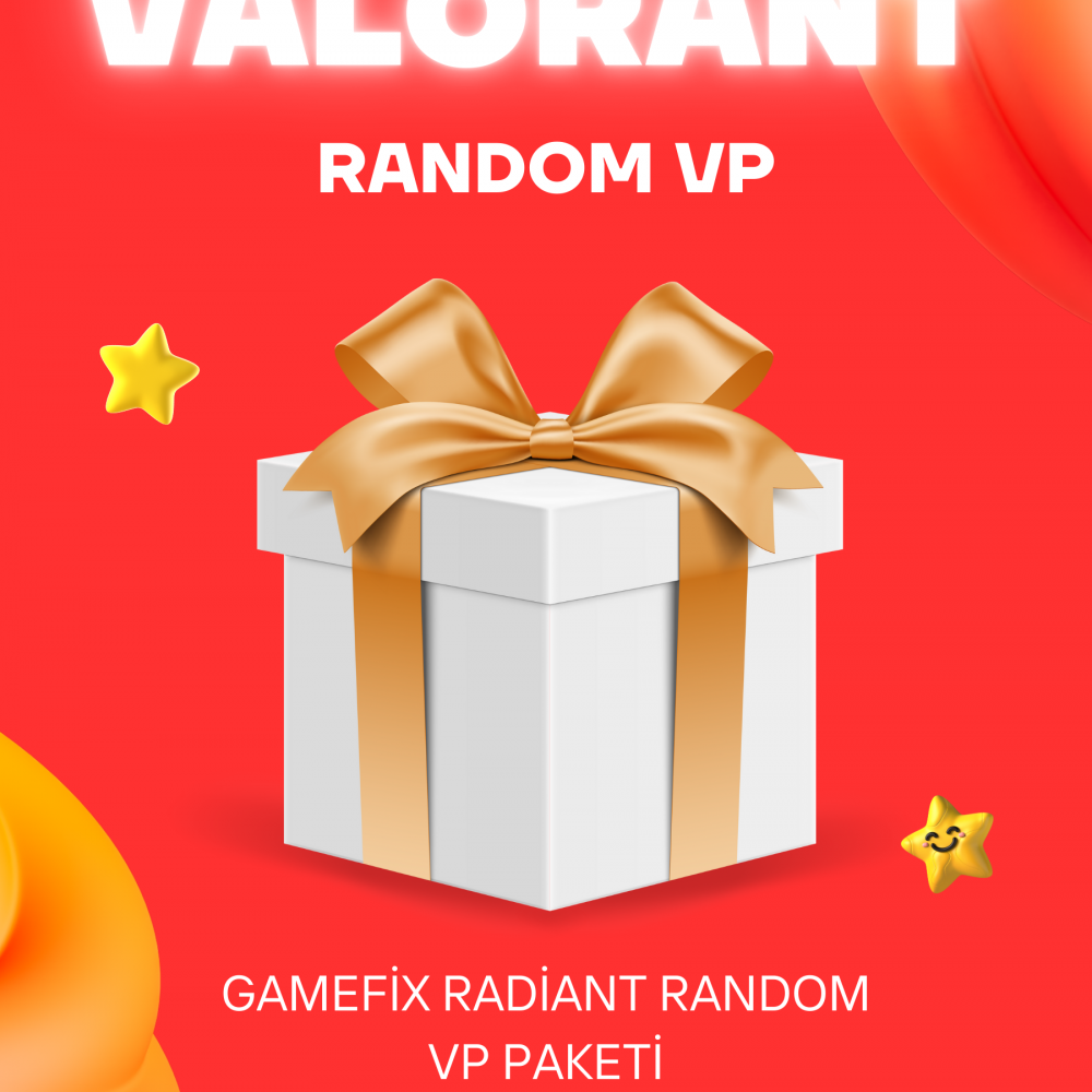 Valorant Radiant Random VP Paketi